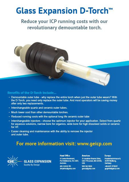 Online Cas I Pièces et consommables ICP Glass Expansion