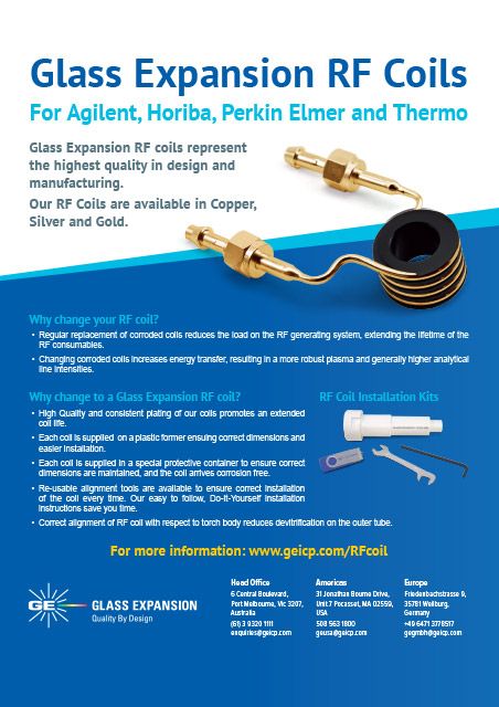 Online Cas I Pièces et consommables ICP Glass Expansion